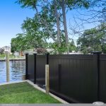 Black PVC Vinyl Privacy Fencing Panels | Illusions Fence